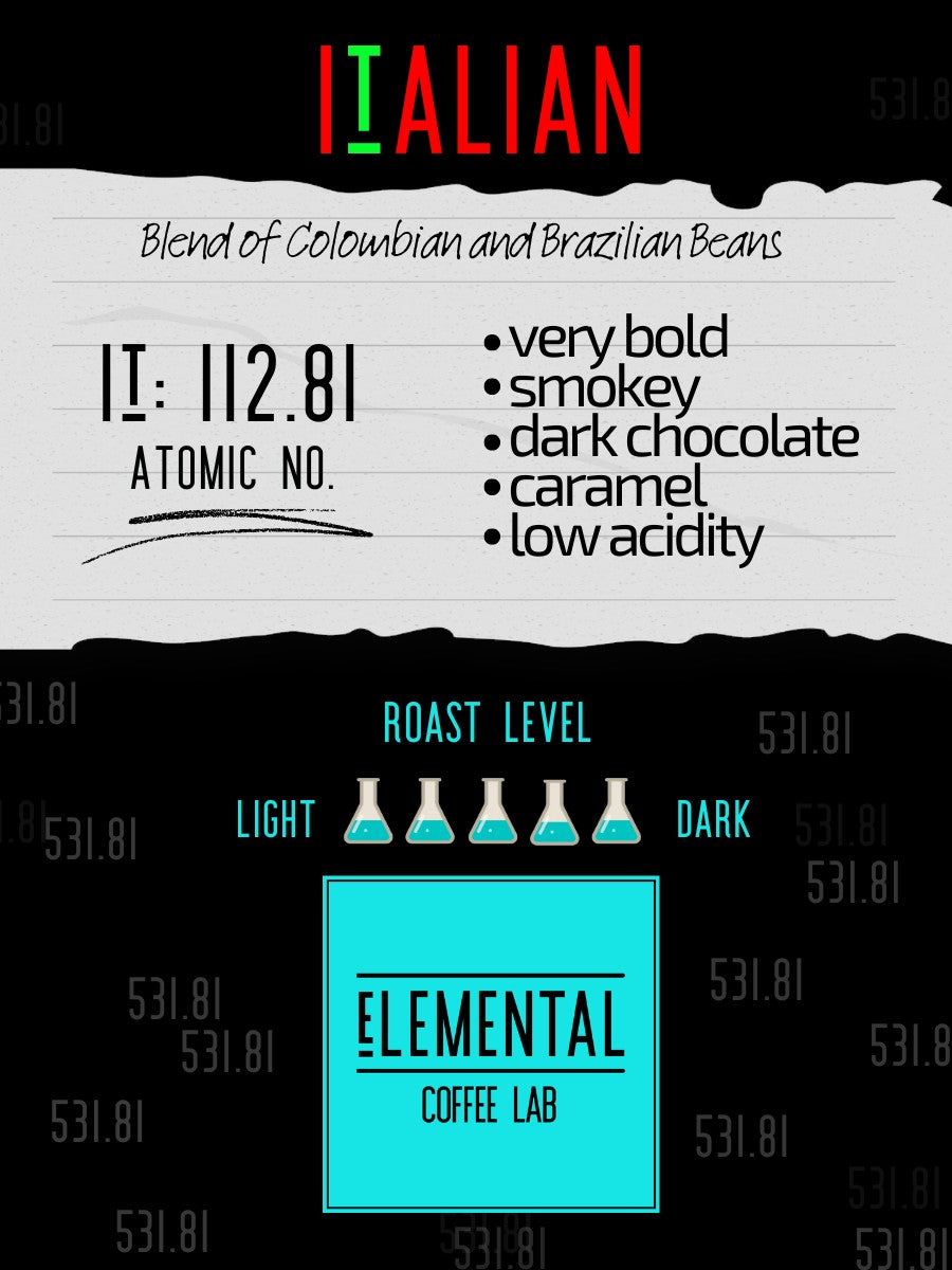 Italian Roast – Elemental Coffee Lab